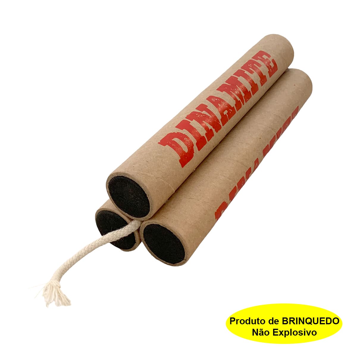 Enfeite Decorativo Dinamite de Brinquedo.