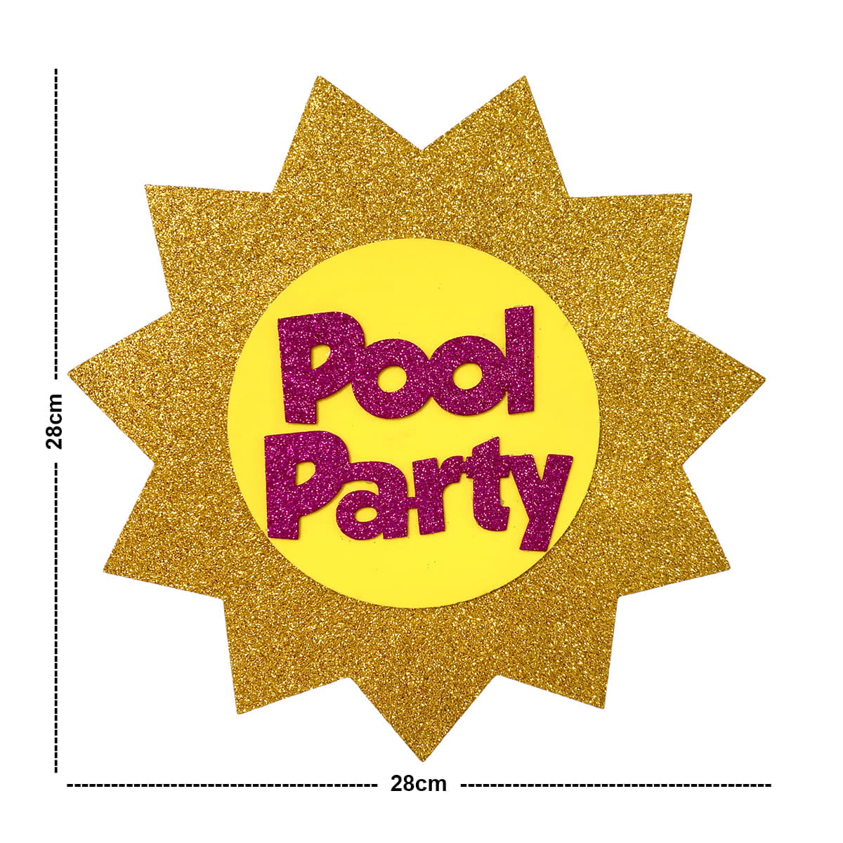 Painel Decorativo Sol Pool Party.