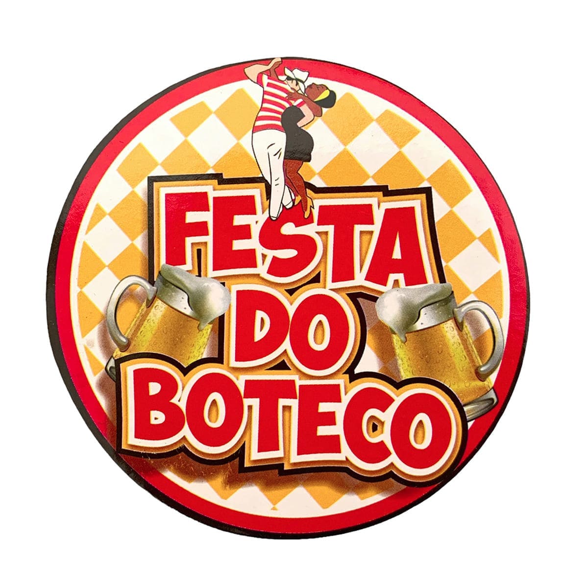 Porta Copos Bolacha Festa do Boteco