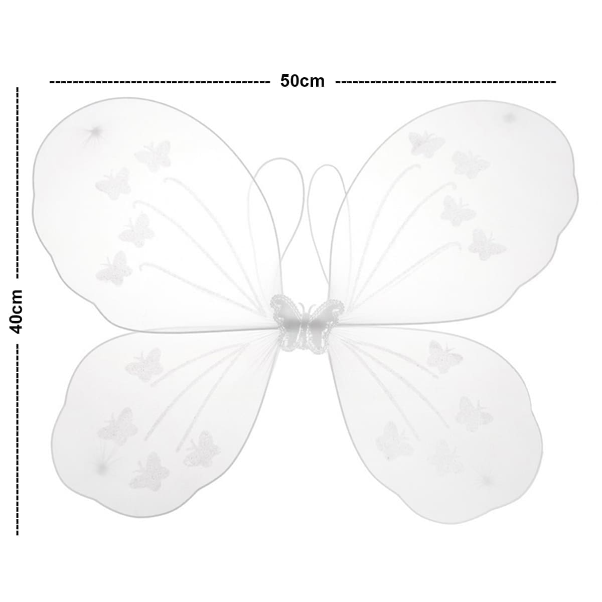 Kit Asa de Borboleta com Varinha e Tiara Fantasia para Carnaval Escolha ...
