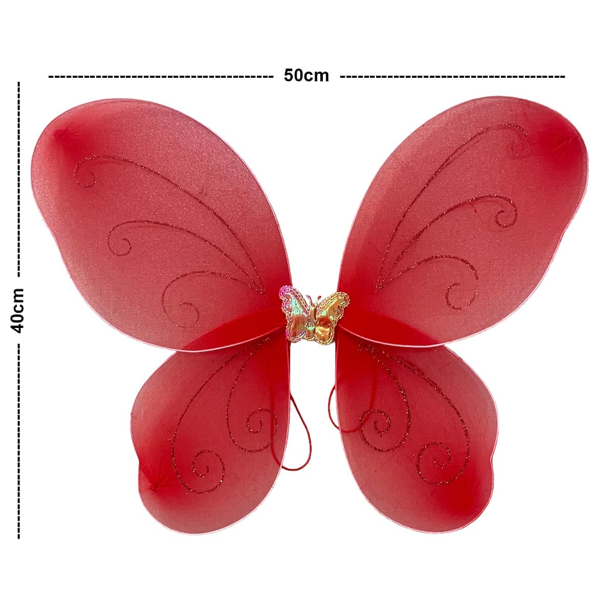 Kit Asa de Borboleta com Varinha e Tiara Fantasia para Carnaval Escolha ...