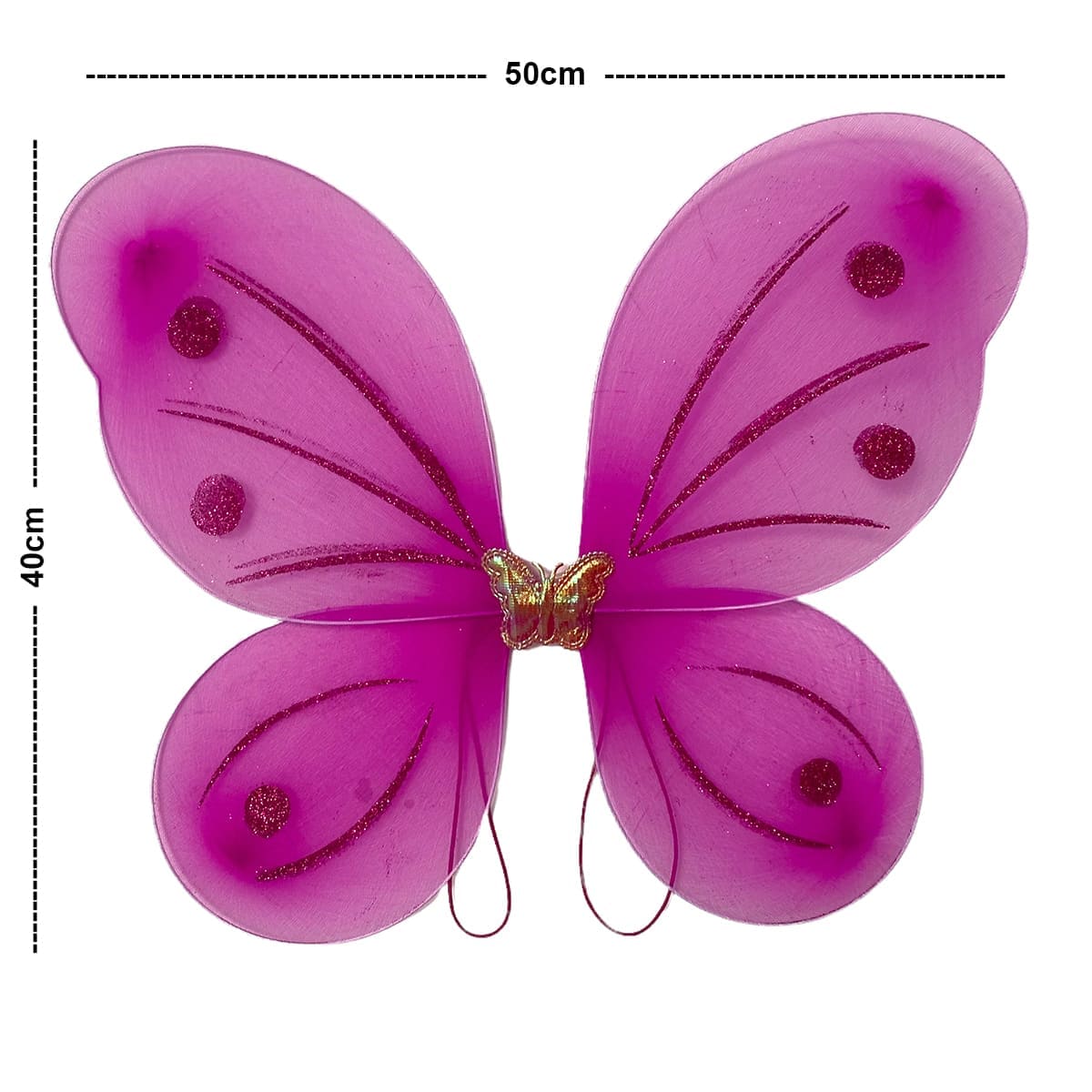 Kit Asa de Borboleta com Varinha e Tiara Fantasia para Carnaval Escolha ...