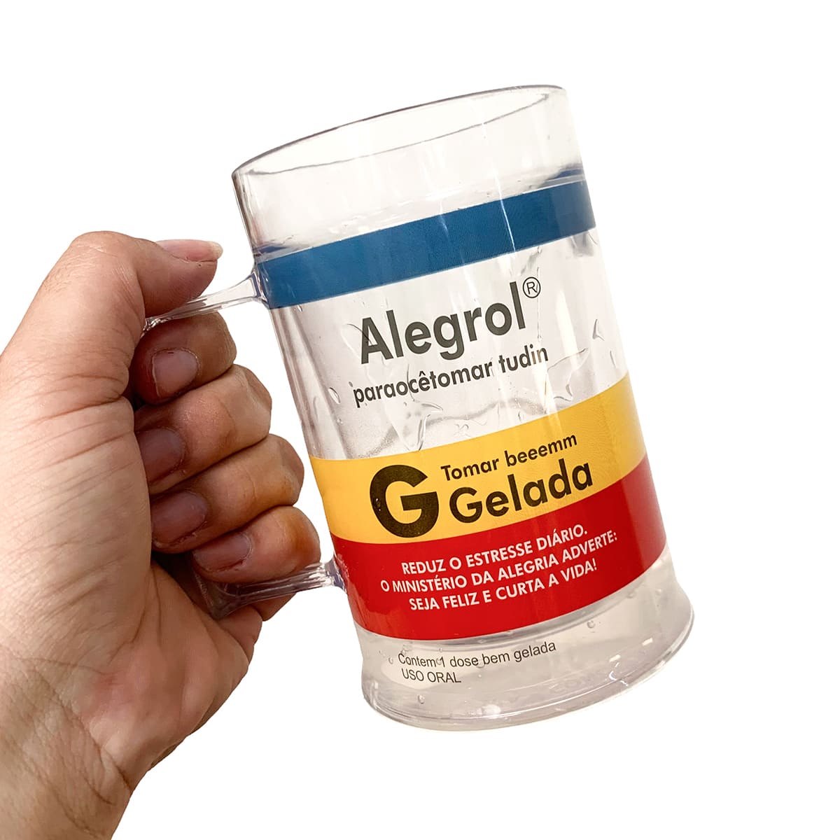 Caneca Gel Térmica Divertida para Carnaval 410 ml