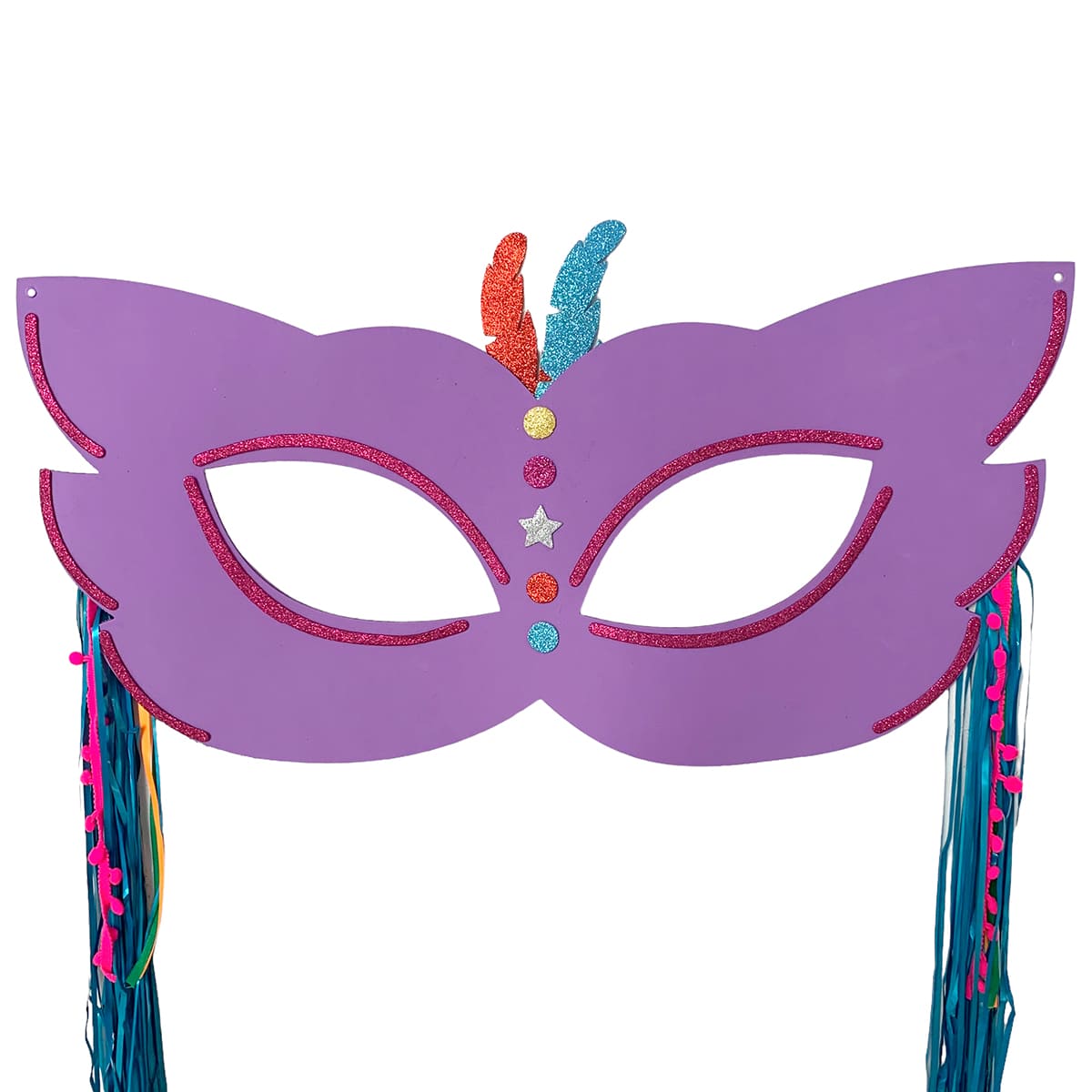 Máscara Decorativa Cat Carnaval Folia.