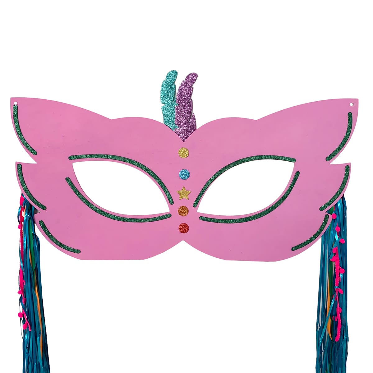 Máscara Decorativa Cat Carnaval Folia.