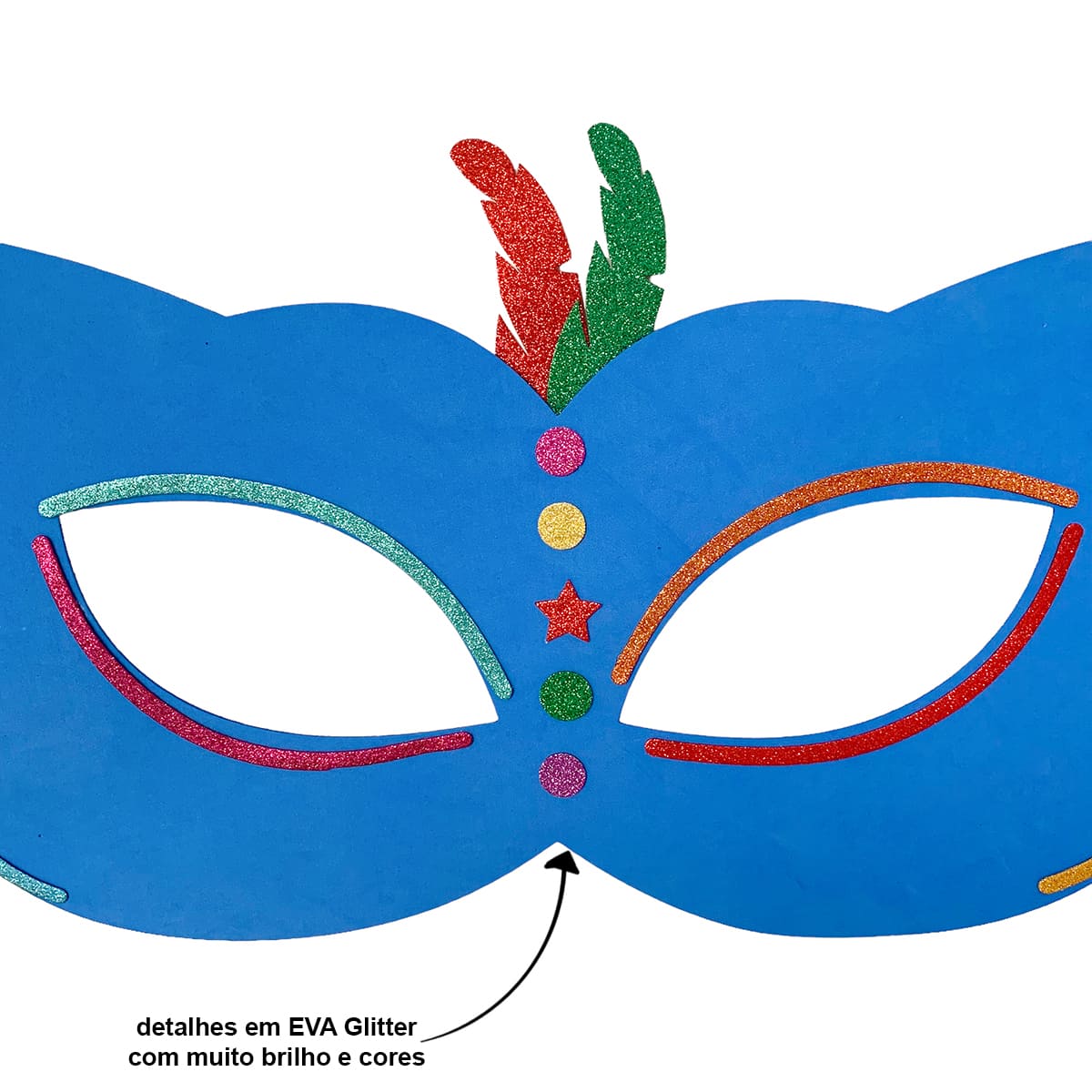 Máscara Decorativa Cat Carnaval Folia.