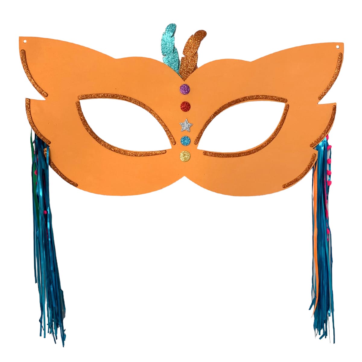 Máscara Decorativa Cat Carnaval Folia.