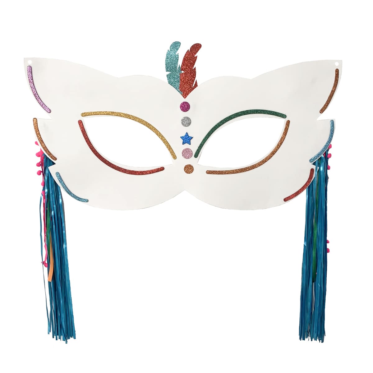 Máscara Decorativa Cat Carnaval Folia.