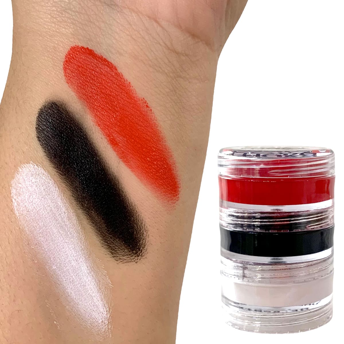 Kit Tinta Facial Cremosa Maquiagem Artística.