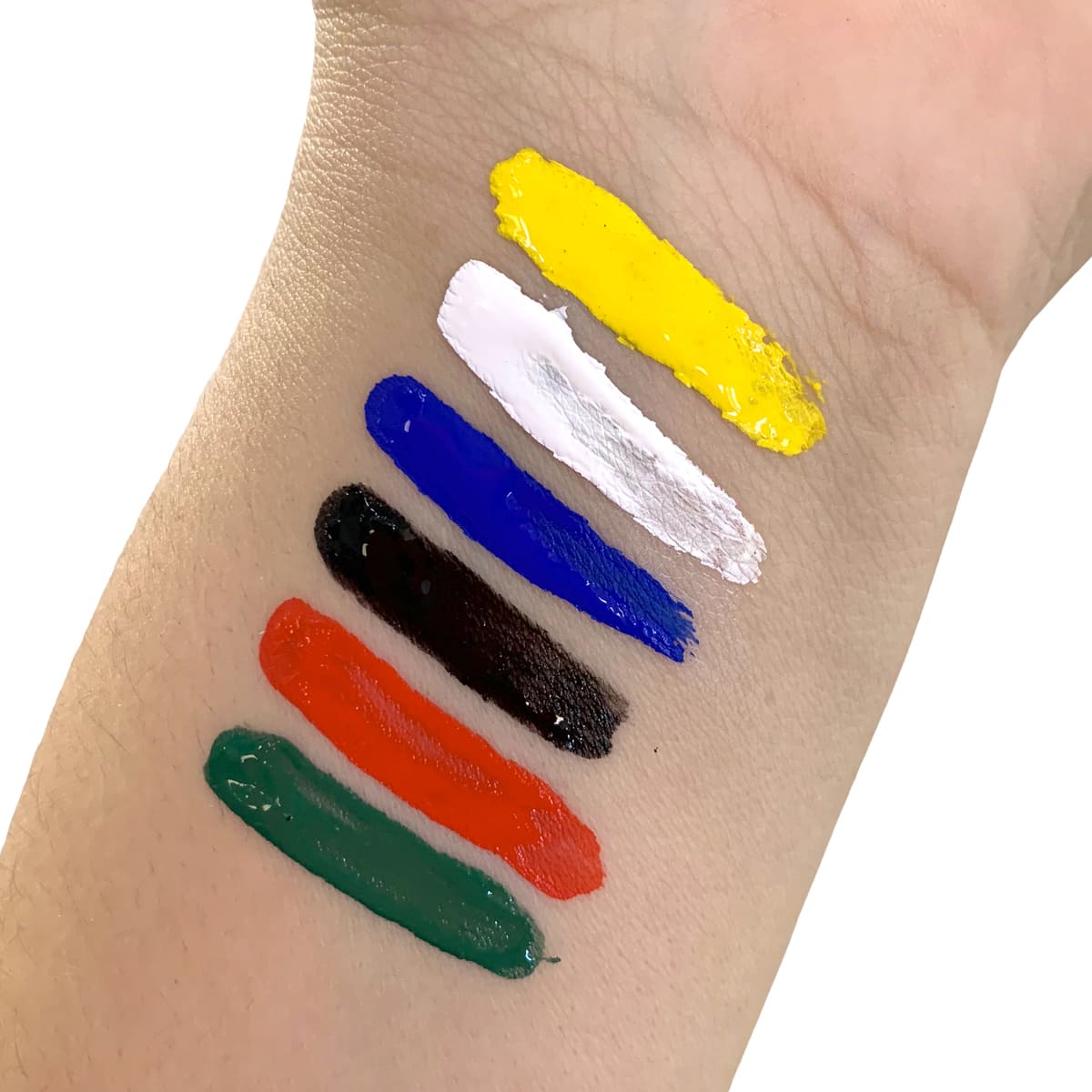 Kit Tinta Facial Líquida Maquiagem Artística.