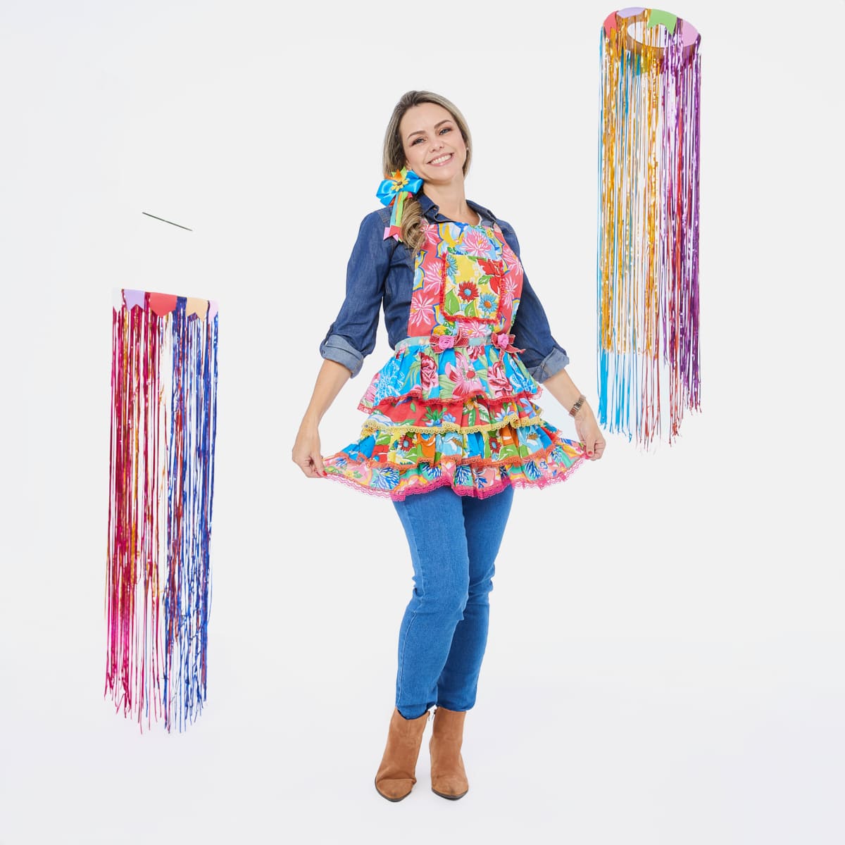 Avental Fantasia Festa Junina Quadrilha Caipirinha