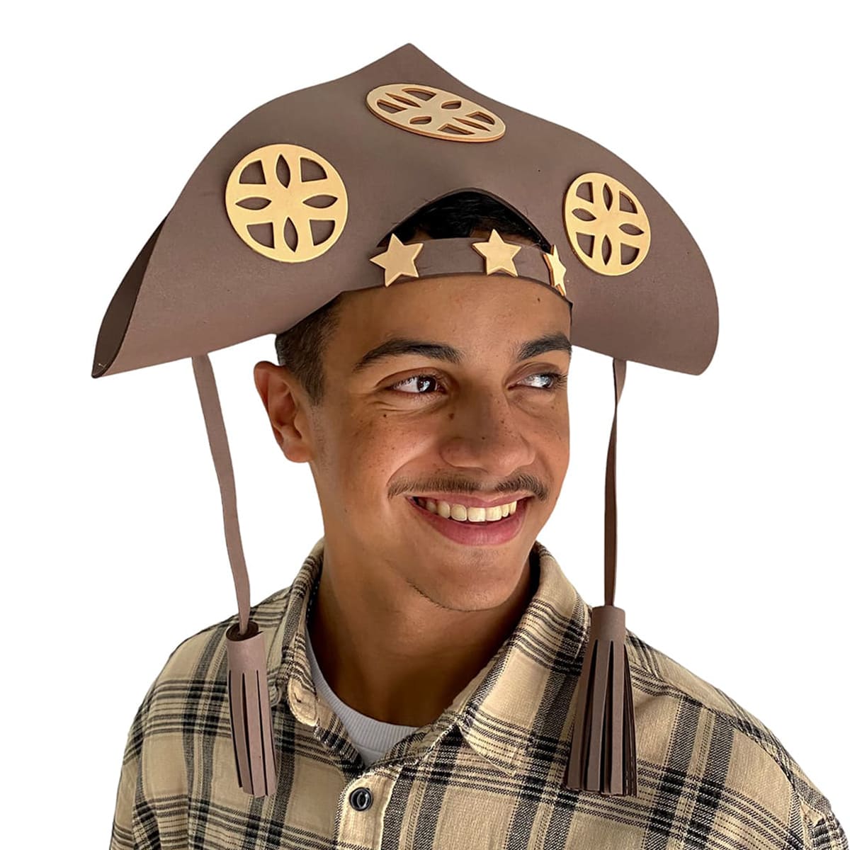 Chapéu Cangaceiro Luxo EVA Marrom