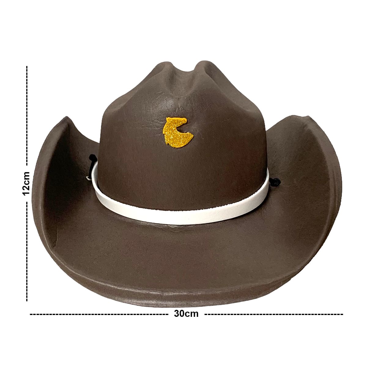 Chapéu Cowboy EVA Liso Adulto.