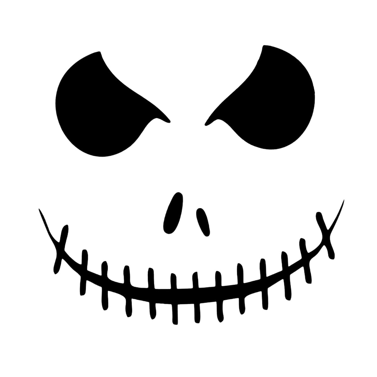 Painel Decorativo Para Porta Rosto Macabro Halloween.