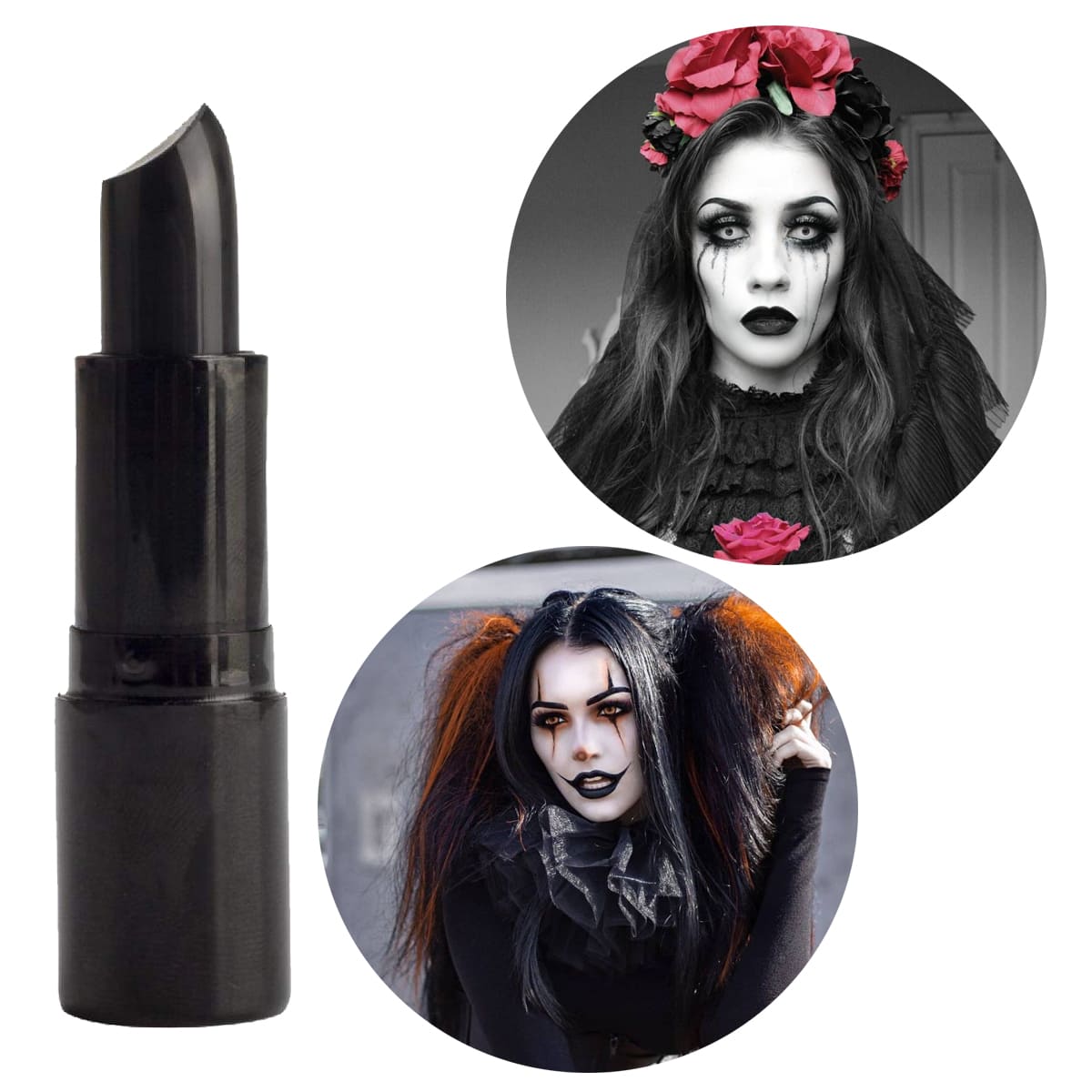 Batom Rostinho Pintado Preto