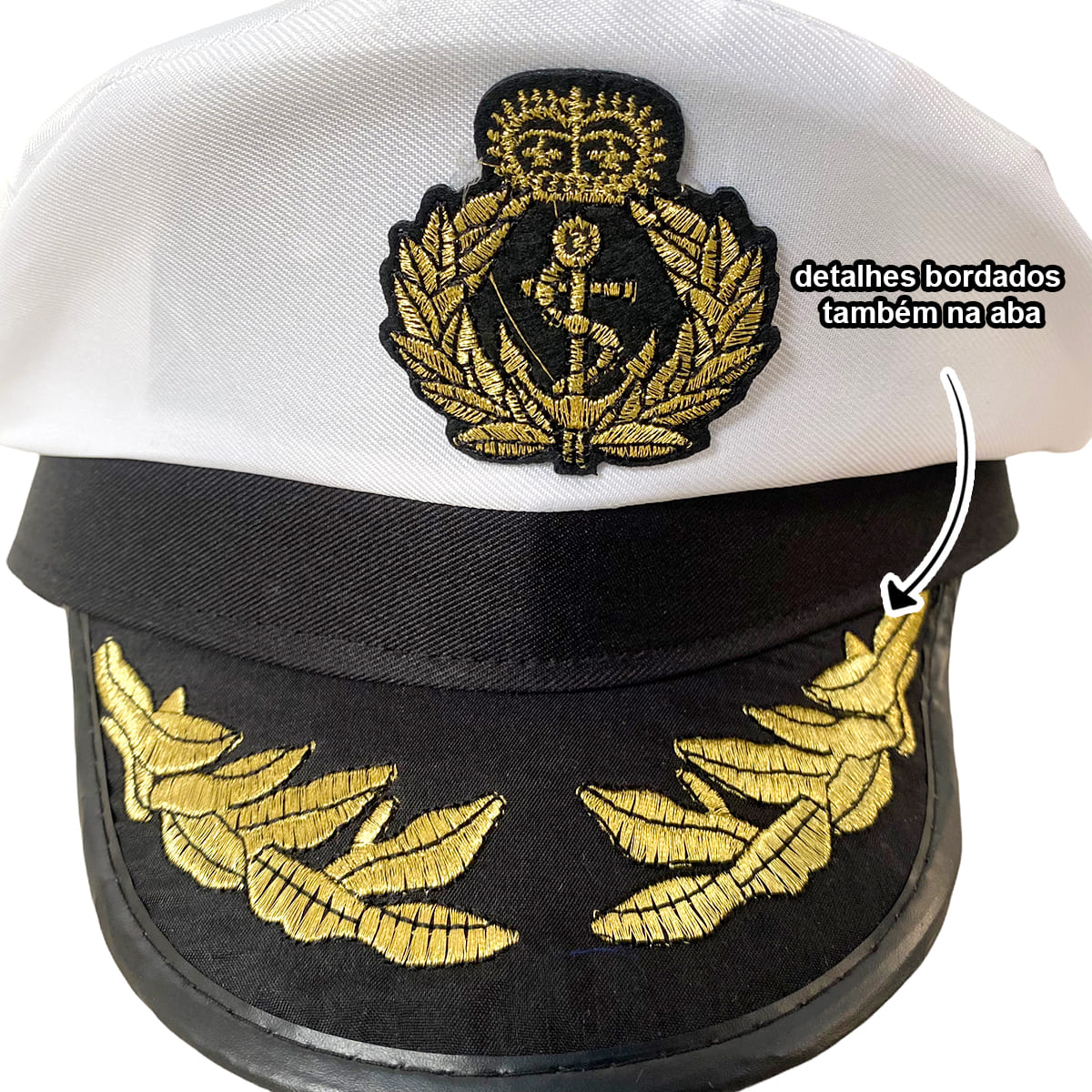 Quepe Marinheiro Bordado